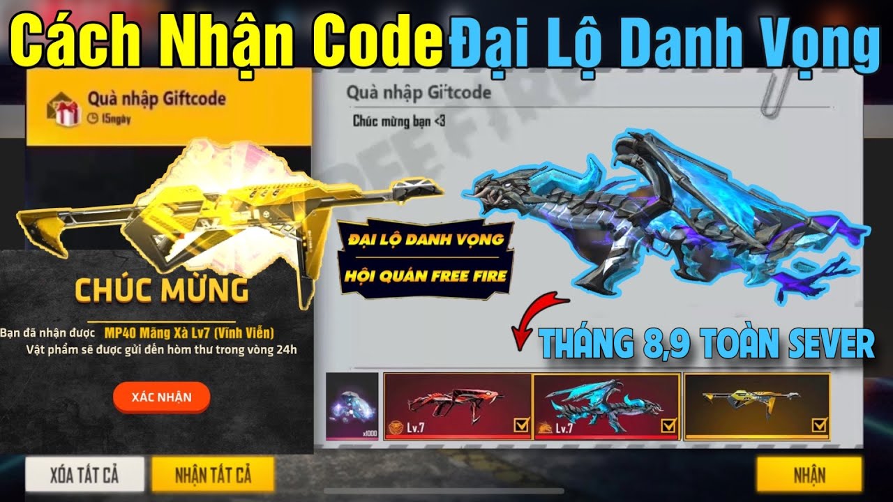 Danh Sách Code Đại Lộ Danh Vọng Free Fire 2023 và Cách Sử Dụng